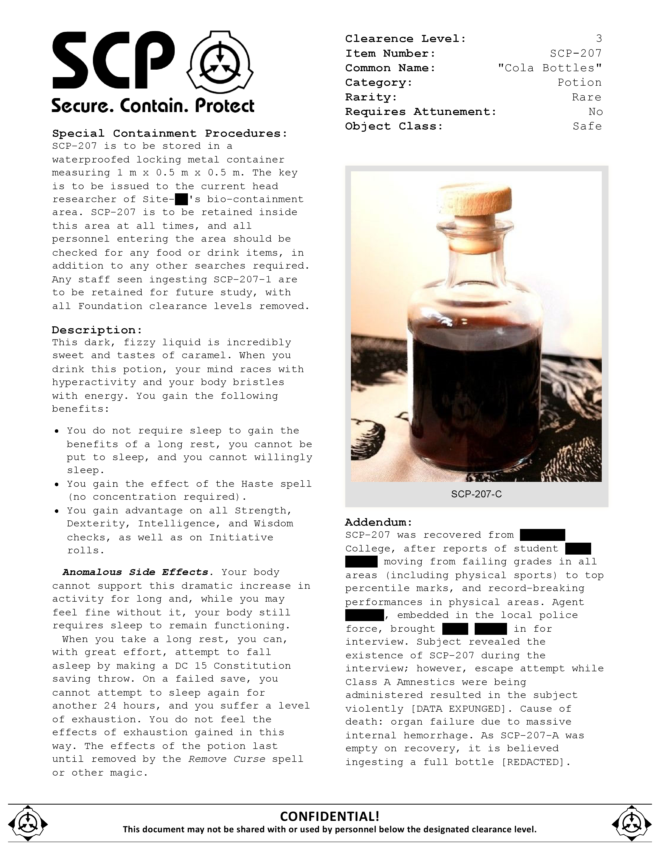 SCP Items: Batch II – The Foundry